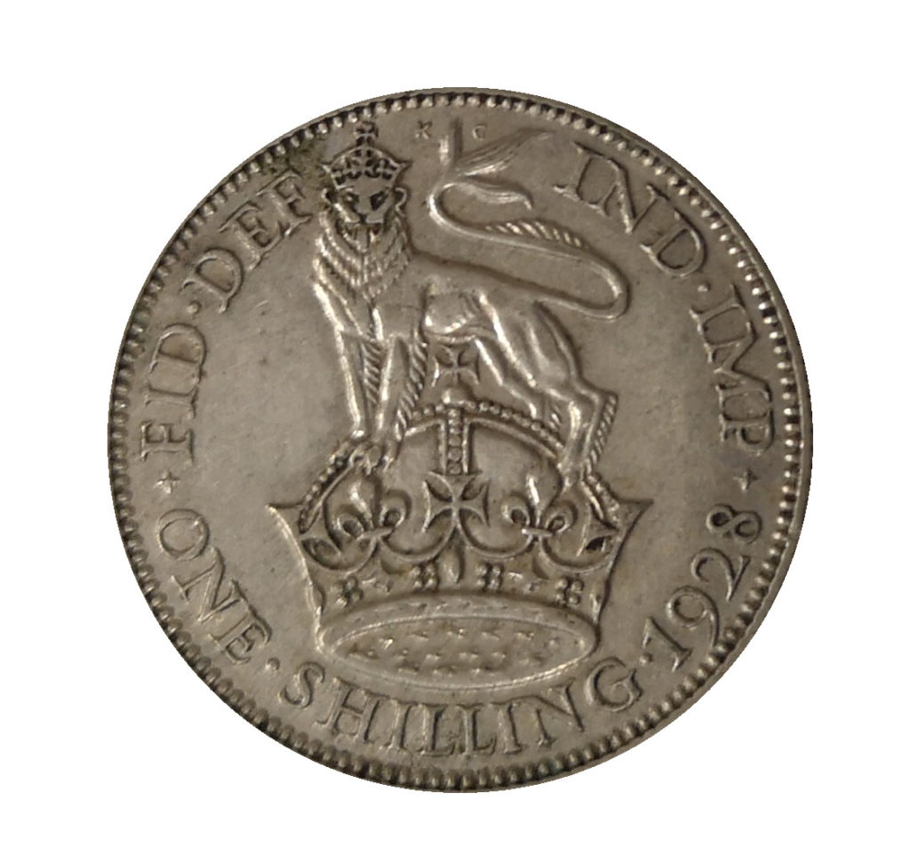 1928 King George V Shilling For Sale - UK Coin Co