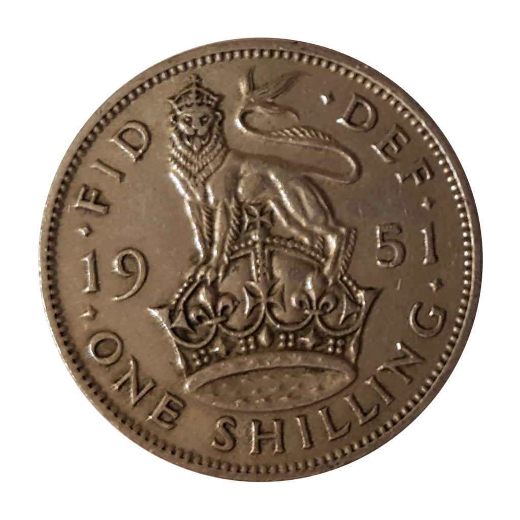 1951 King George VI English Shilling For Sale - UK Coin Co