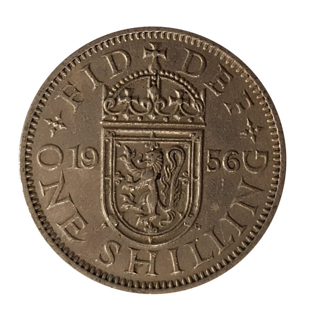 1955 Queen Elizabeth II English Shilling For Sale - UK Coin Co