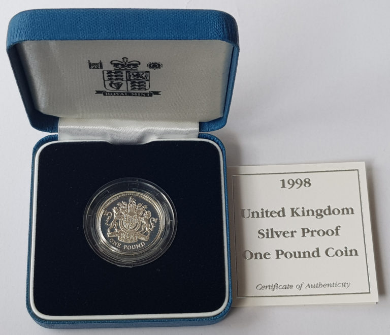 1998 United Kingdom Silver Proof £1 Coin For Sale - UK Coin Co